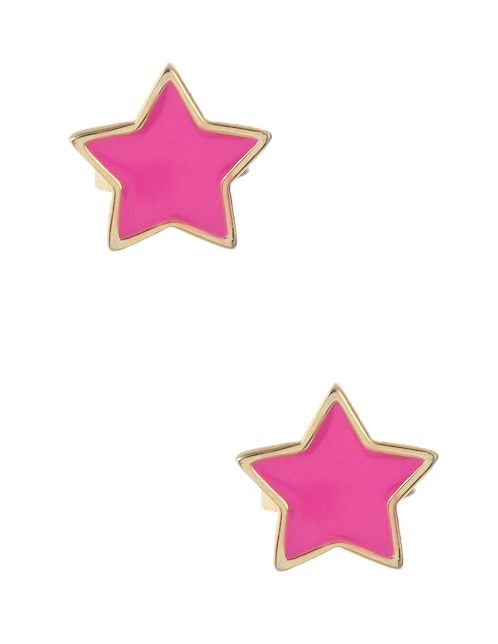 Broqueles de estrella Adina Eden Enamel de plata con acabado baño de ...