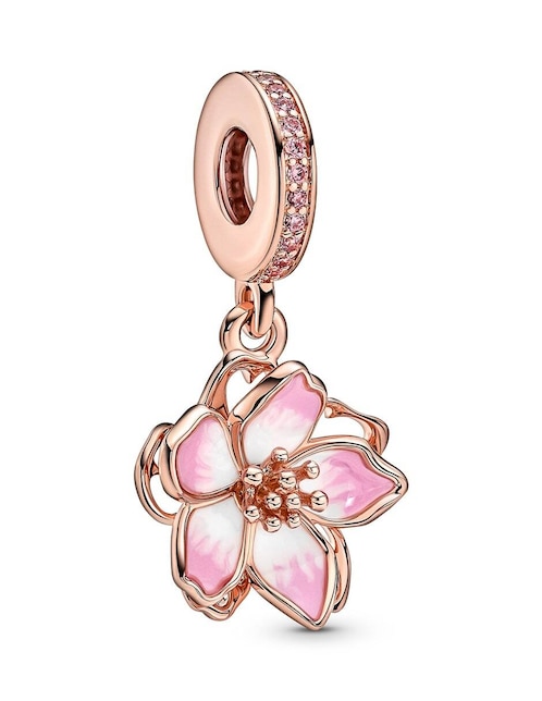 Charm de flor Pandora moments de plata P 925 1