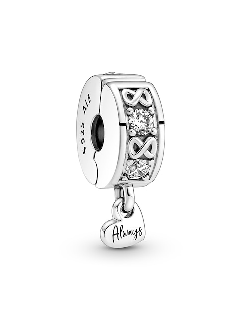 Charm de infinito Pandora Moments de plata zirconia cúbica 1
