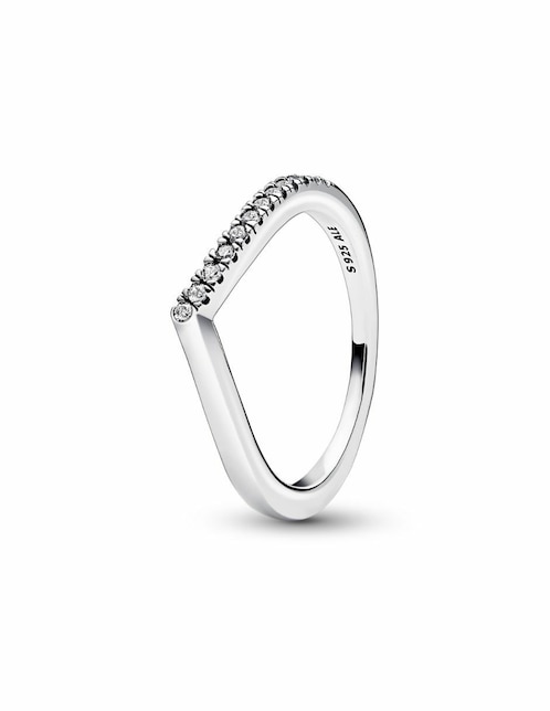 Anillo Pandora Timeless de plata zirconia cúbica brillante 1