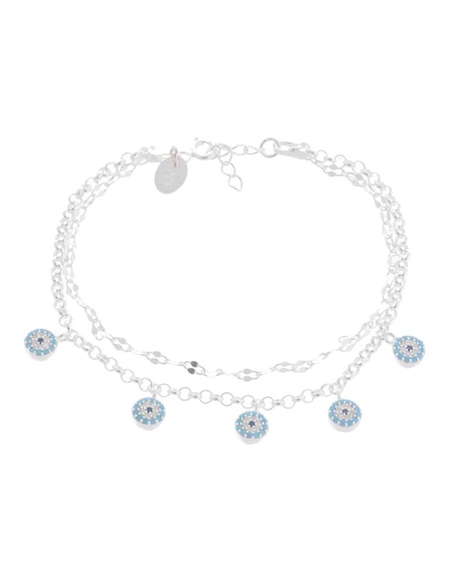 Pulsera Mauricio Serrano Jewelry de plata P 925 Mediterráneo Ojo con ...