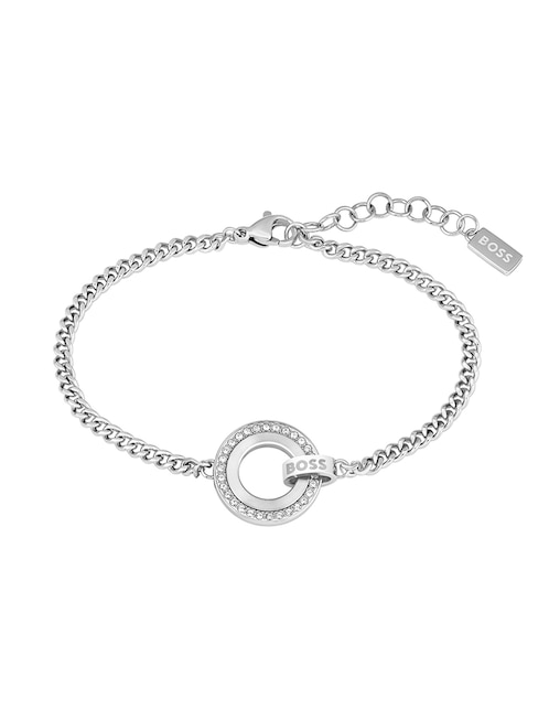 Pulsera Hugo Boss Industrial Hardware con acabado brillante 1