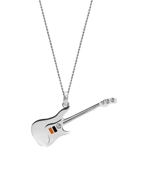 Colgante y dije de guitarra Cometa de plata P 925 1