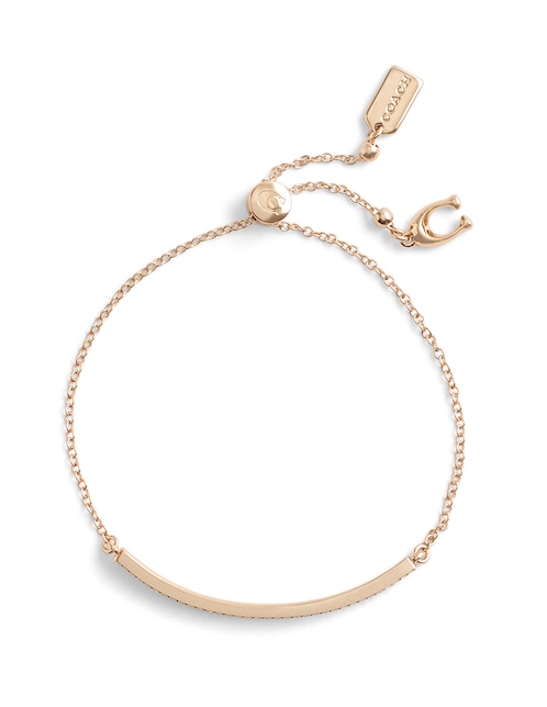 Pulsera Coach con acabado pavé 1
