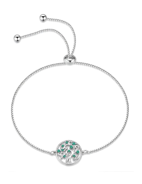 Pulsera Güish con circonita acabado liso 1