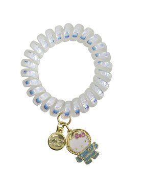 Pulsera Hello Kitty de dos tonos con acabado chapa de oro