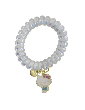 Pulsera Hello Kitty de dos tonos con acabado chapa de oro