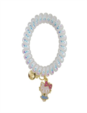 Pulsera Hello Kitty de dos tonos con acabado chapa de oro