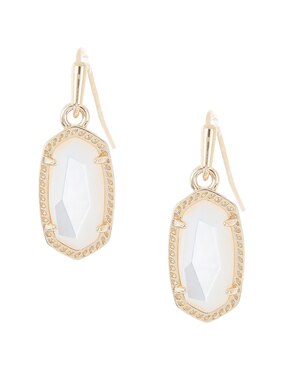 Aretes largos Kendra Scott Lee concha nácar