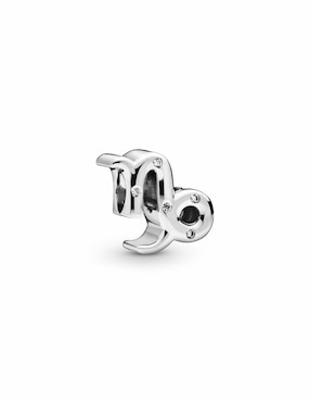 Charm de signo zodiacal Pandora de plata zirconia cúbica