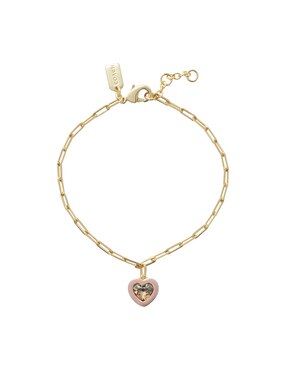 Pulsera Coach Sm Box Program con acabado pulido