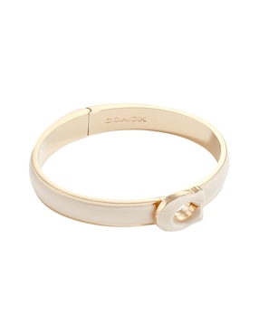 Pulsera Coach Sm Box Program con acabado pulido
