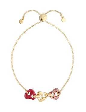 Pulsera Coach Valentine's Day con acabado brillante