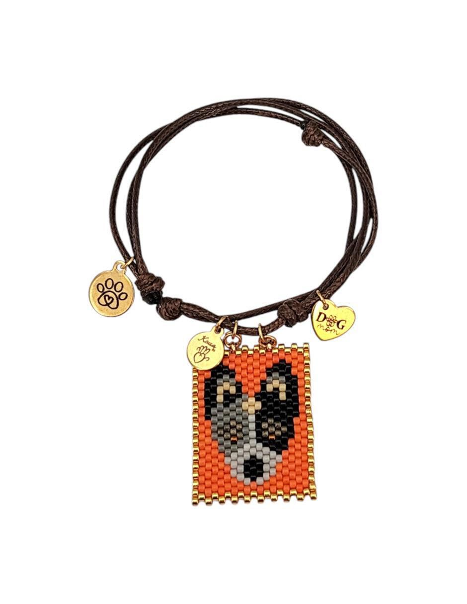 Pulsera Koua Itz con acabado liso